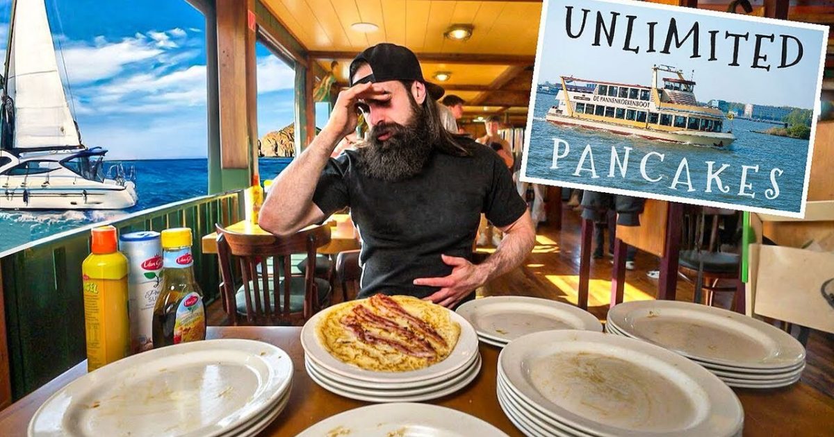 Unlimited Pancakes Challenge at Pannenkoekenboot / Beardtown